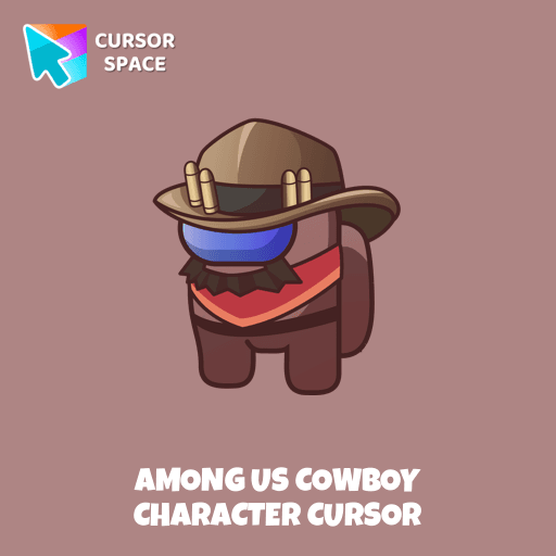 Among Us Cowboy Character Cursor - Cursor Pack | Cursor Space