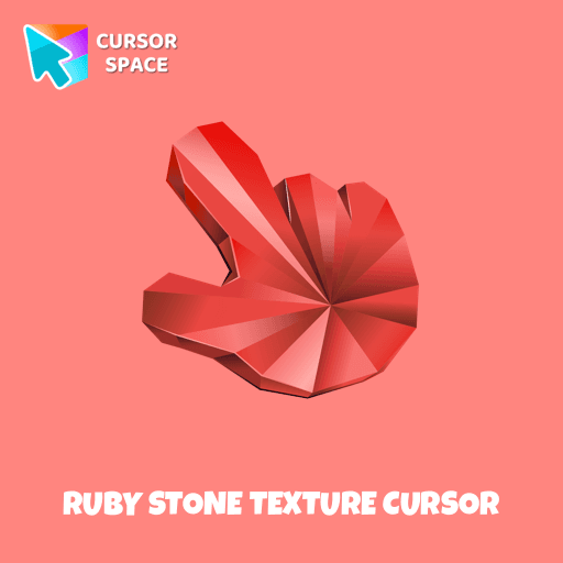 Ruby Stone Texture Cursor - Cursor Pack | Cursor Space