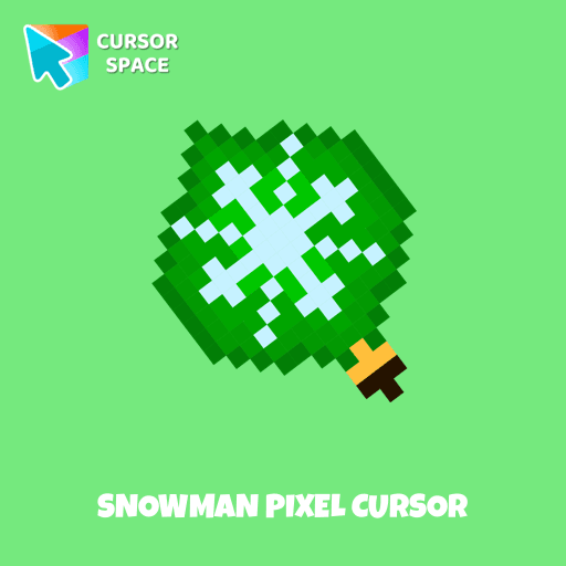 Snowman Pixel Cursor - Cursor Pack | Cursor Space