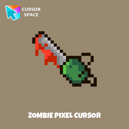 Zombie Pixel Cursor - Cursor Pack | Cursor Space